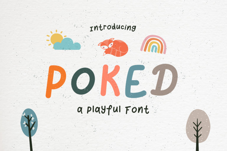 Poked - Fun and Playful Font | Typefactory.co