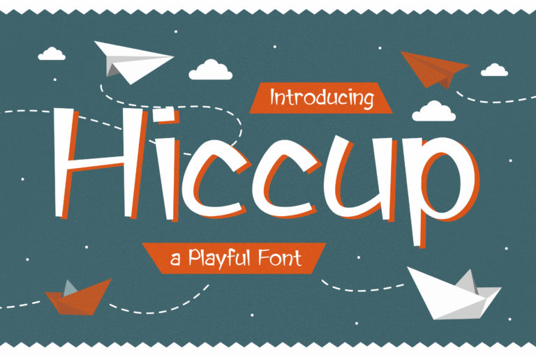 Hiccup - Adorable Playful Font | Typefactory.co