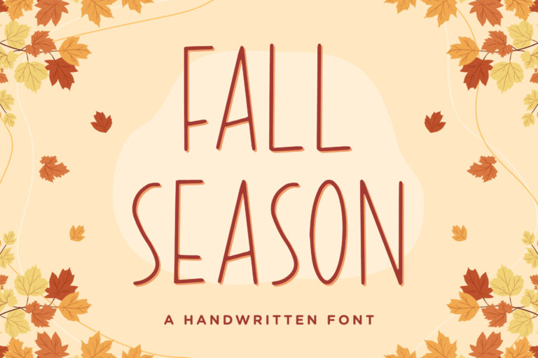 Fall Season - Handwritten Font | Typefactory.co