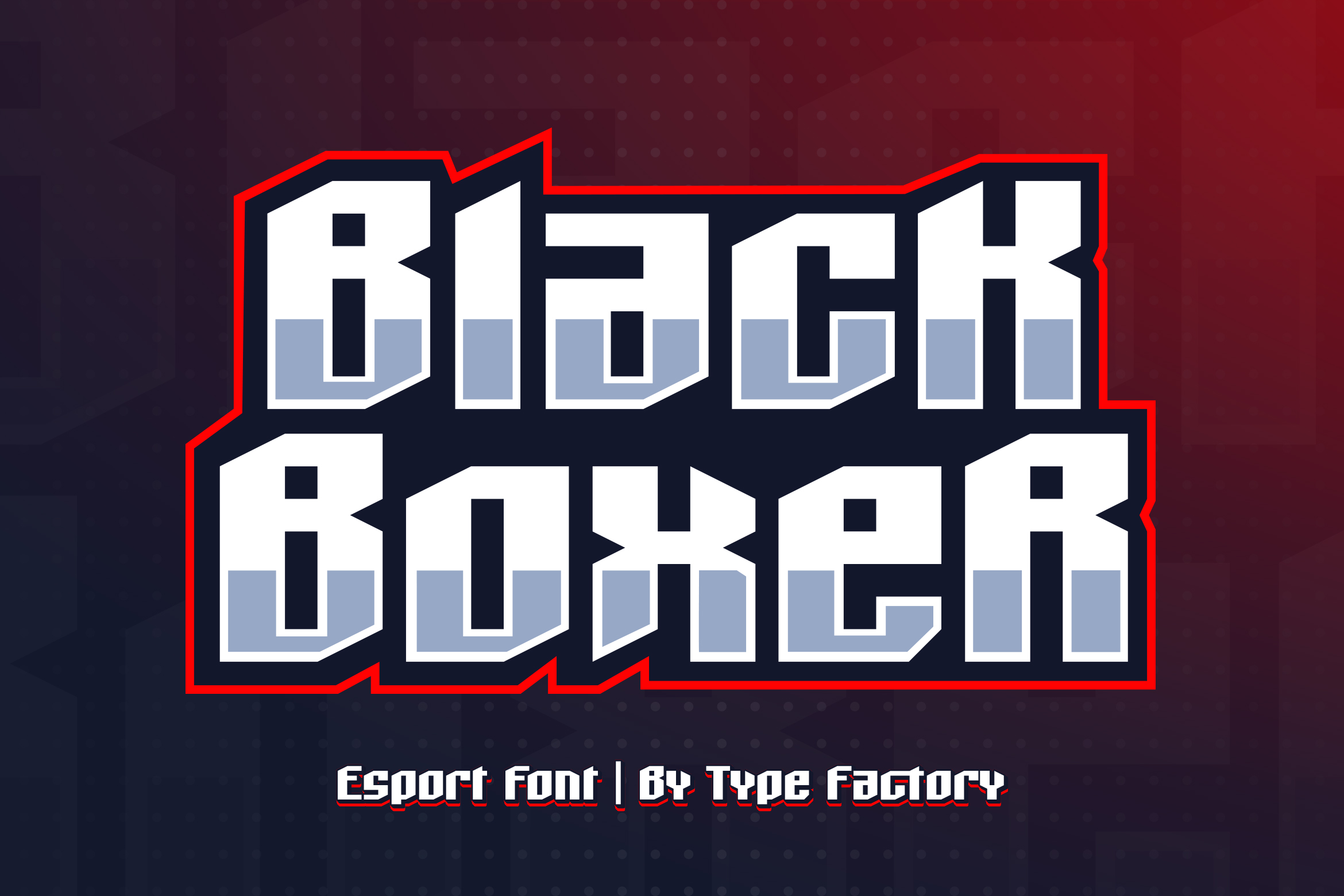 Black Boxer - E-sport Font | Typefactory.co