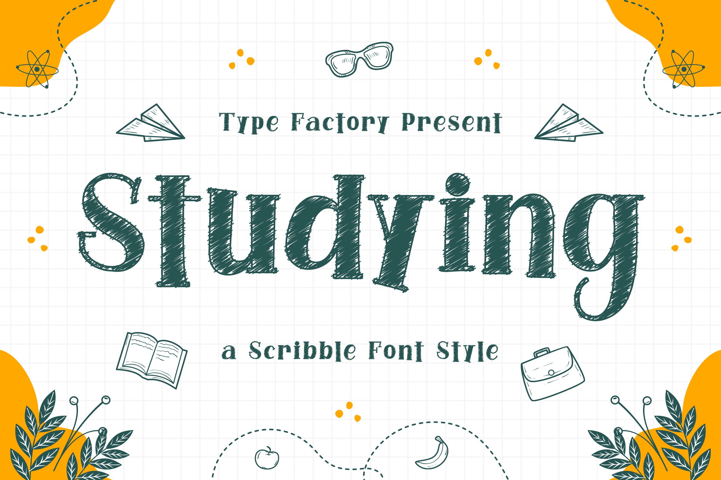 Studying - A Scribble Font Style | Typefactory.co