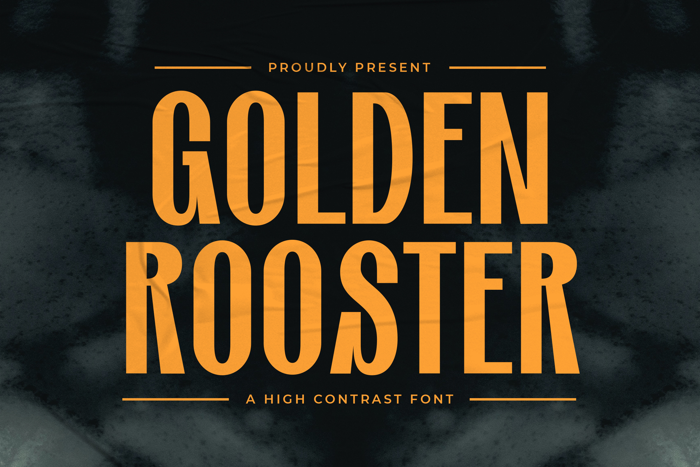 Golden Rooster - A High Contrast Font | Typefactory.co