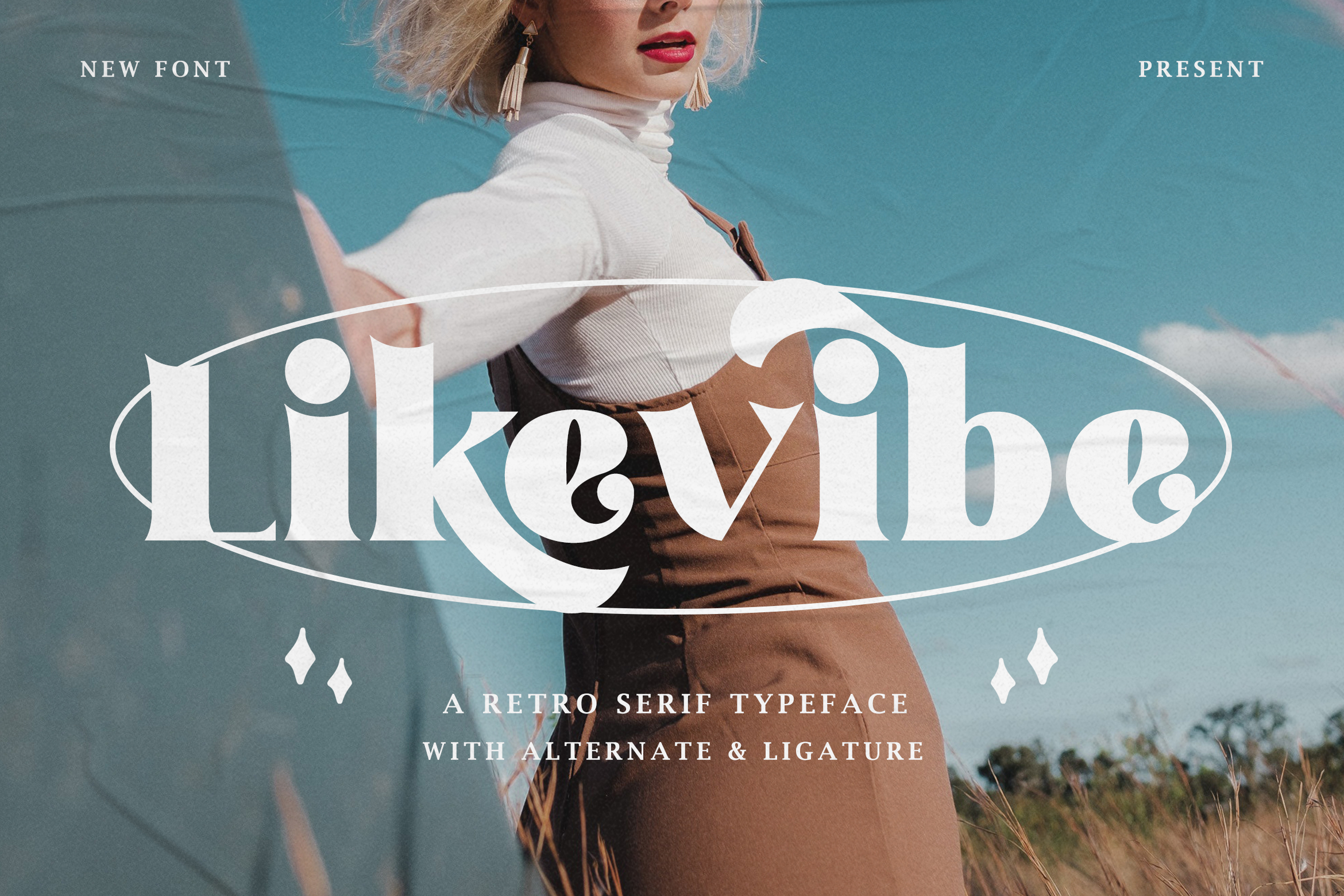 Likevibe - A Retro Serif Typeface | Typefactory.co