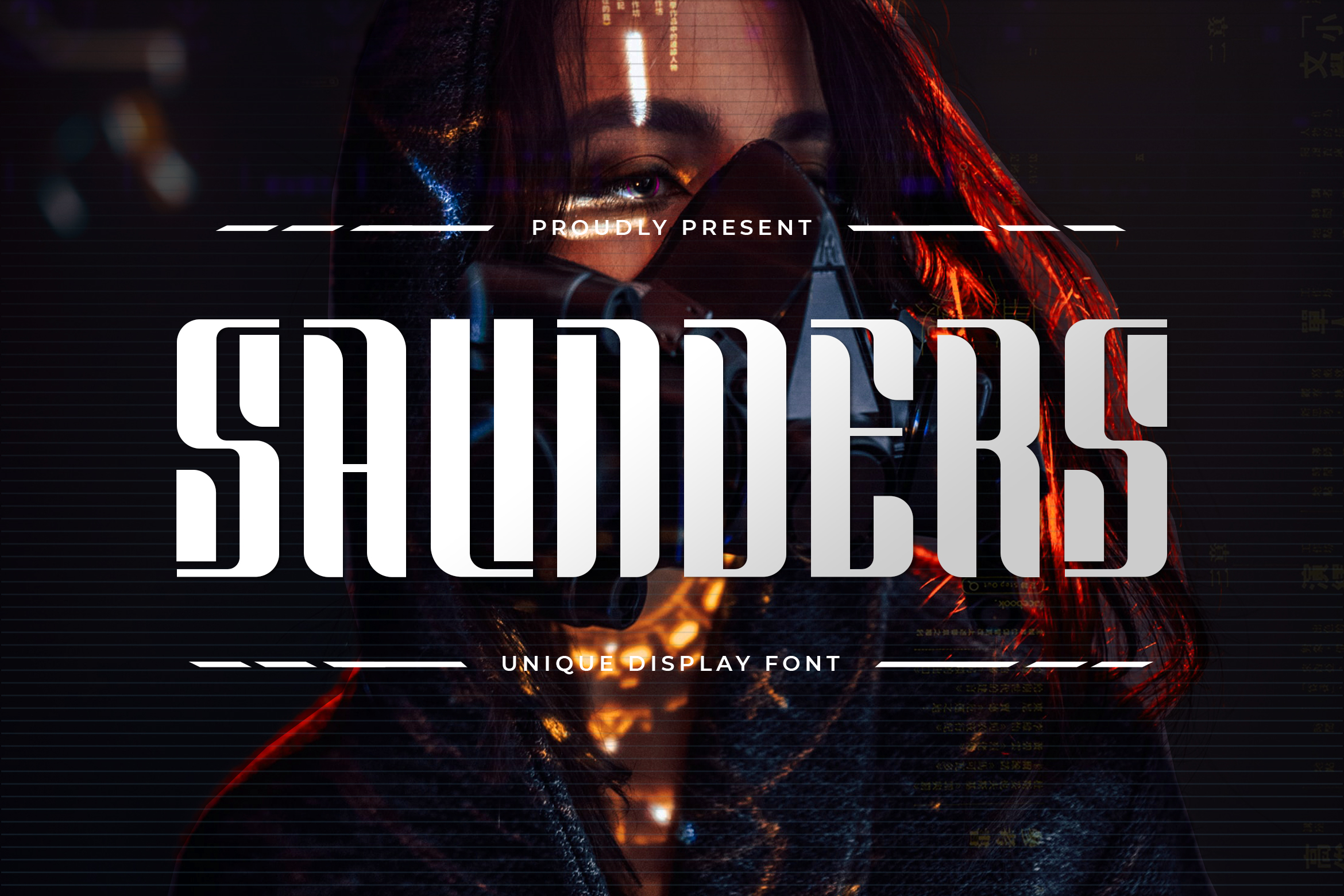 Saunders - Unique Display Font | Typefactory.co