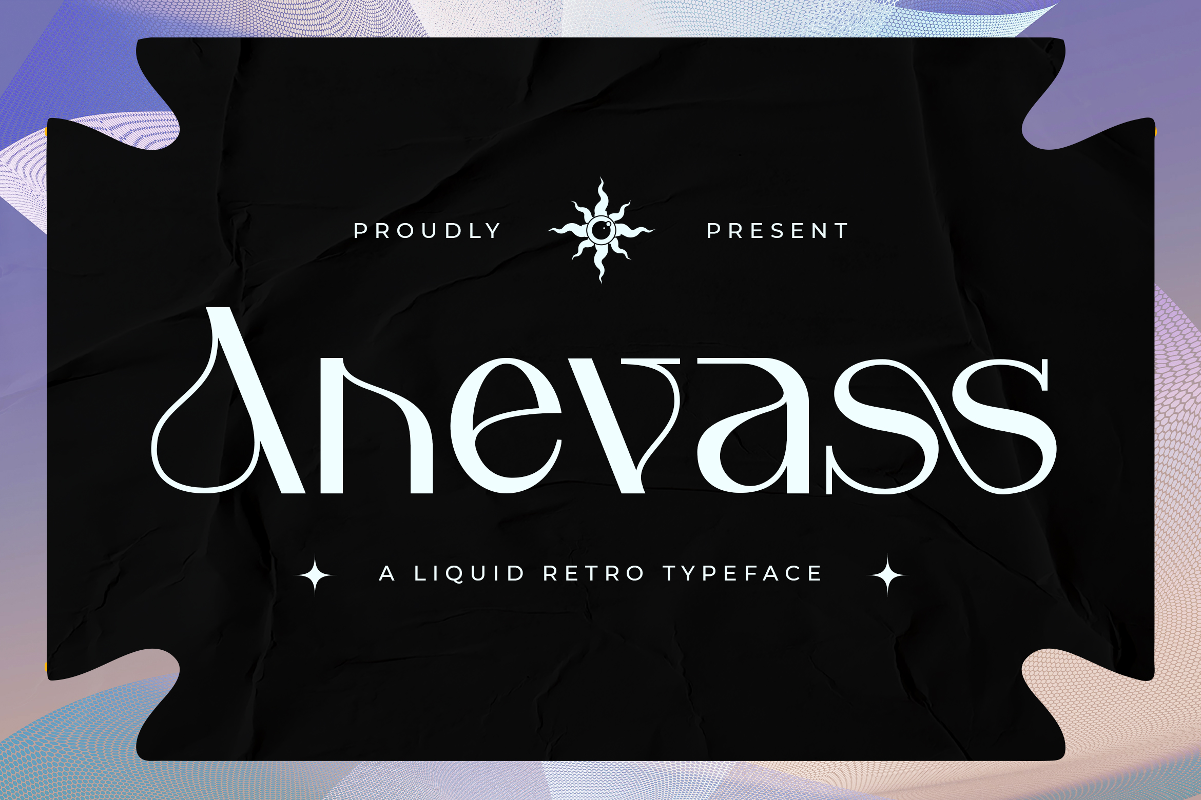 Anevass - A Liquid Retro Typeface | Typefactory.co