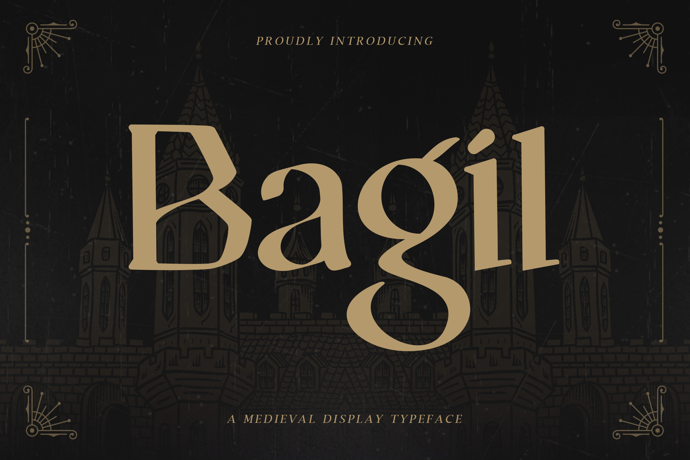 Bagil - A Medieval Display Typeface | Typefactory.co