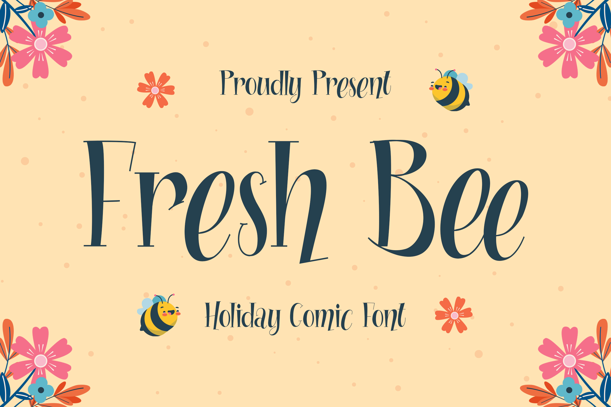 Fresh Bee - Holiday Comic Font | Typefactory.co