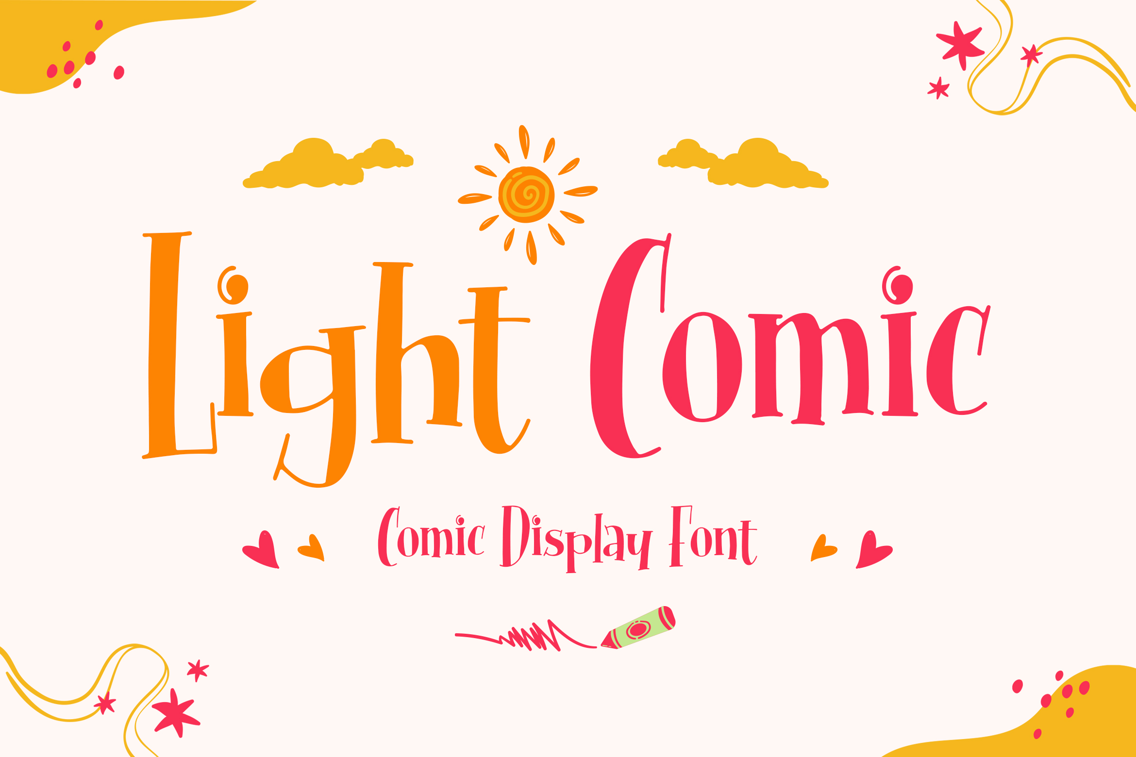 Light Comic - Comic Display Font | Typefactory.co