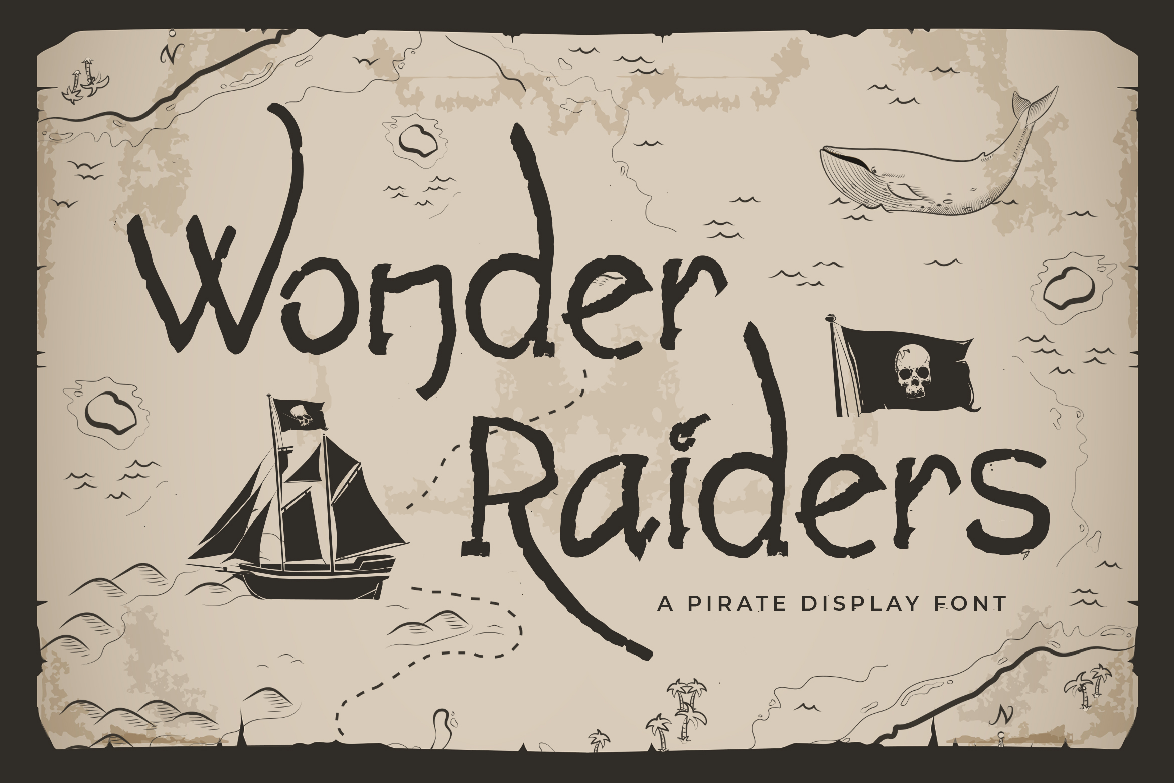 Wonder Raiders - A Pirates Display Font | Typefactory.co