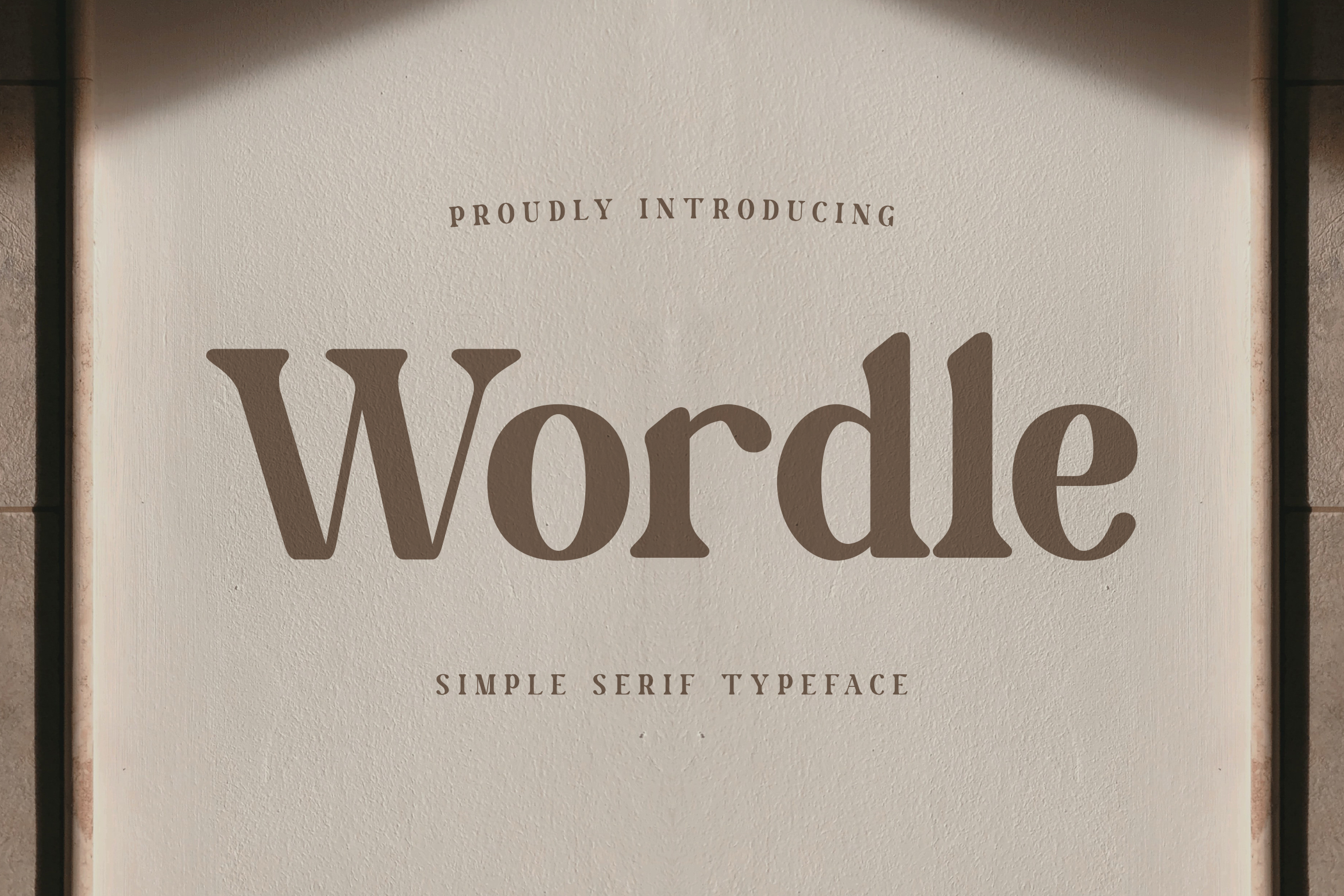 Wordle - Simple Serif Typeface | Typefactory.co