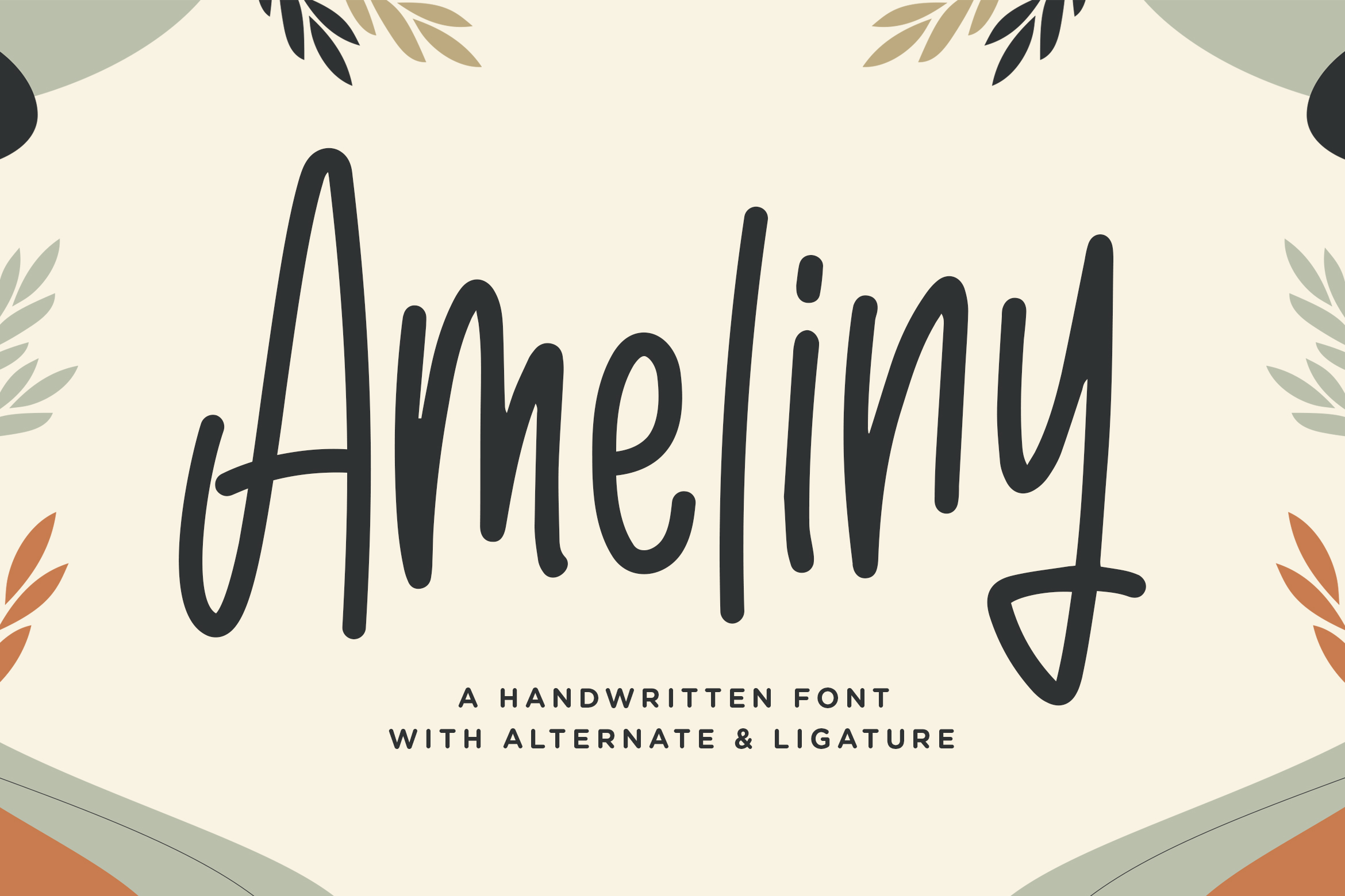 Ameliny - A Handwritten Font | Typefactory.co
