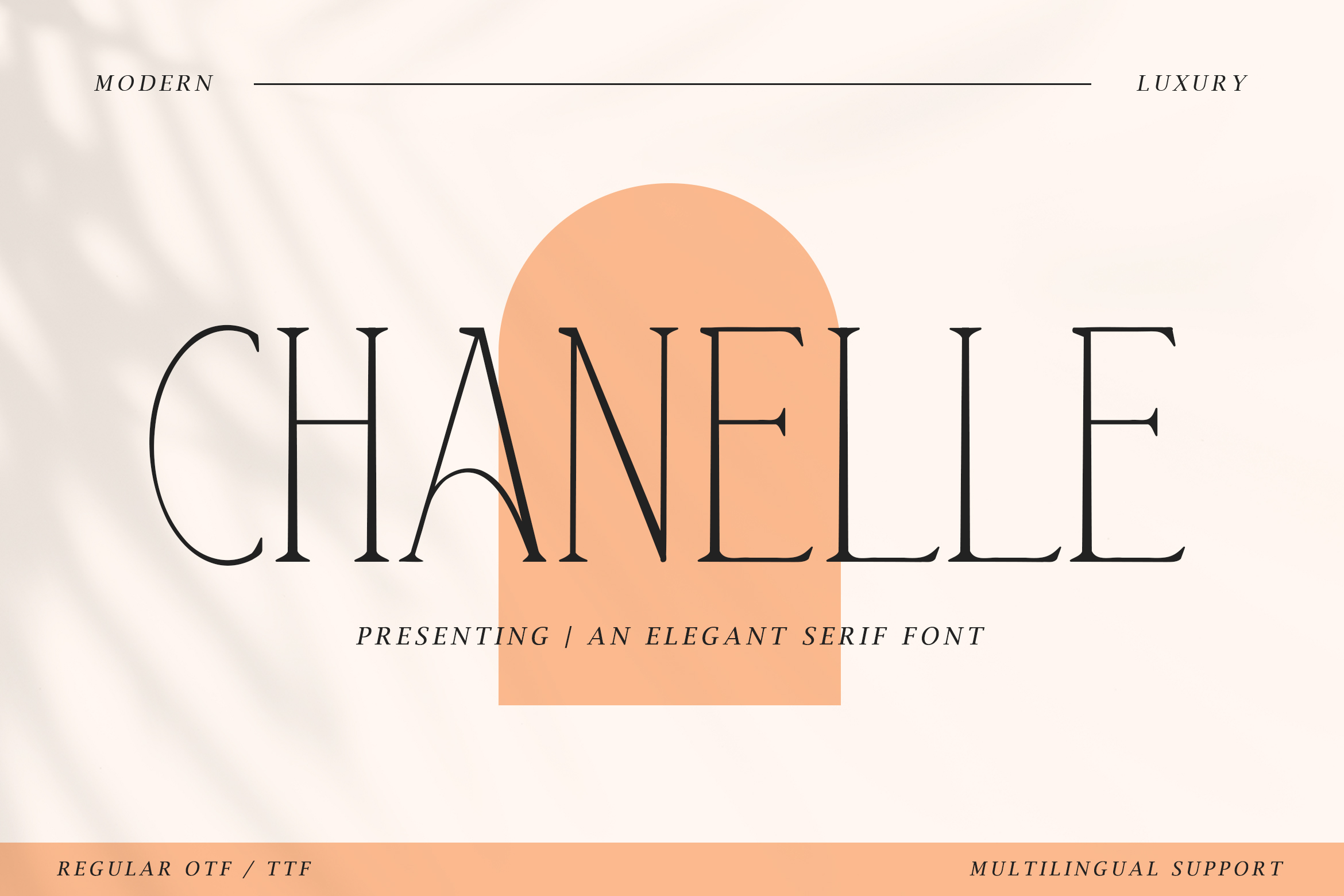 Chanelle - An Elegant Serif Font | Typefactory.co