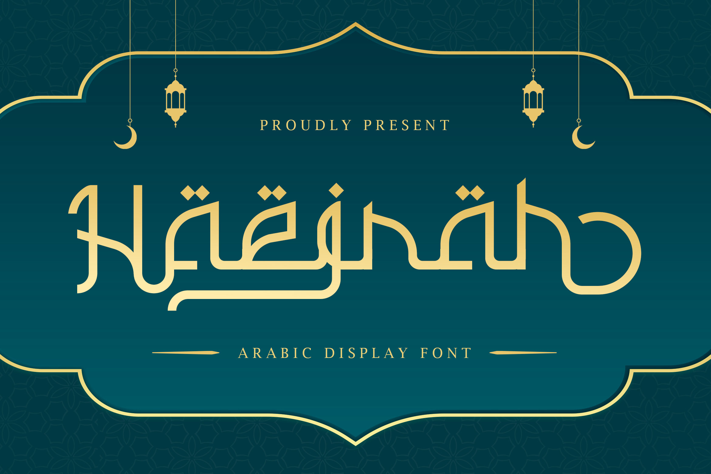 Haejrah - Arabic Display Font | Typefactory.co