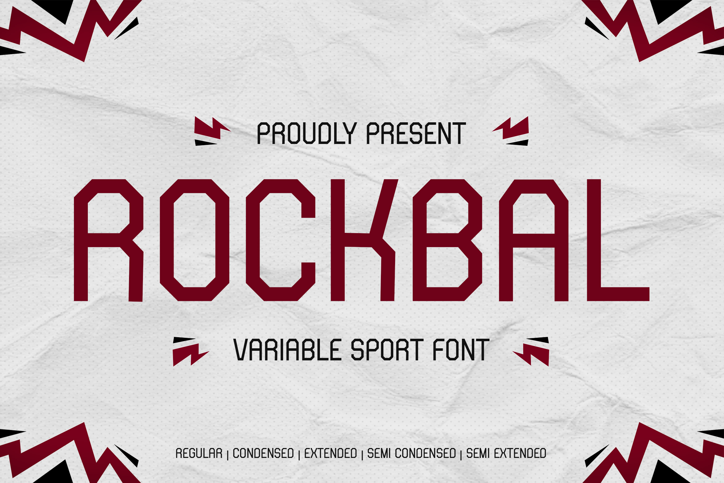 Rockbal - Variable Sport Font | Typefactory.co