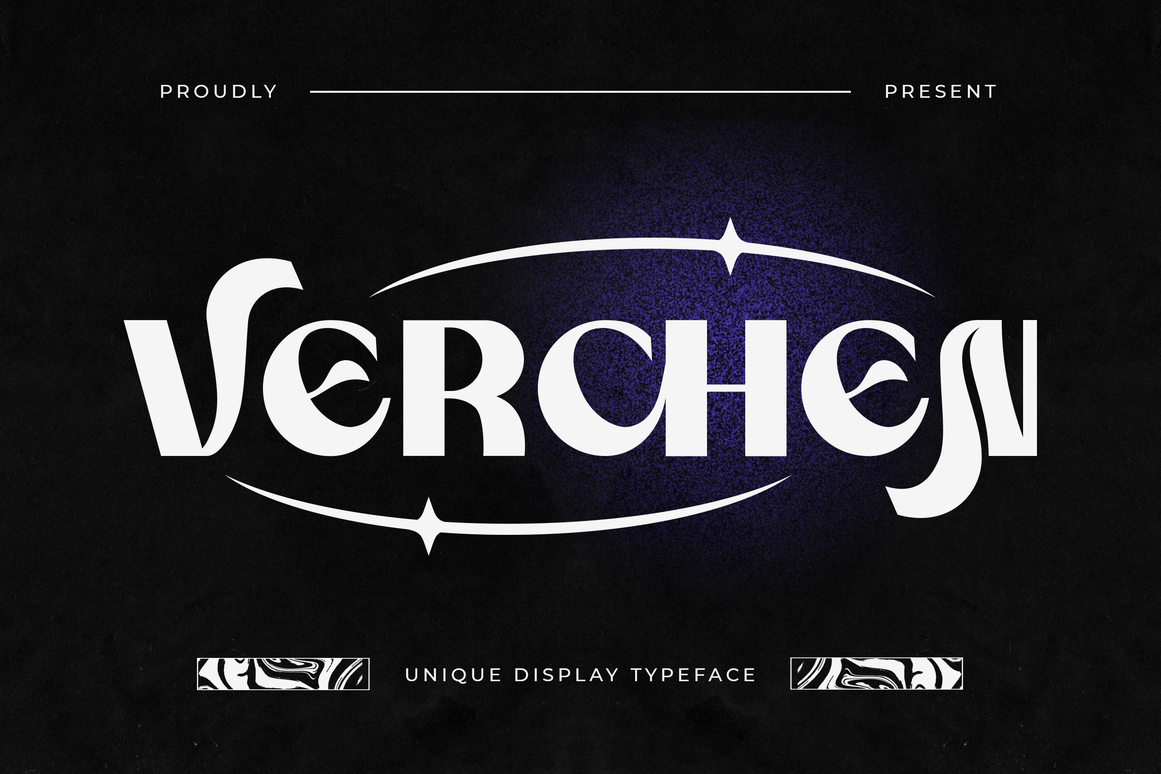 Verchen Unique Display Typeface