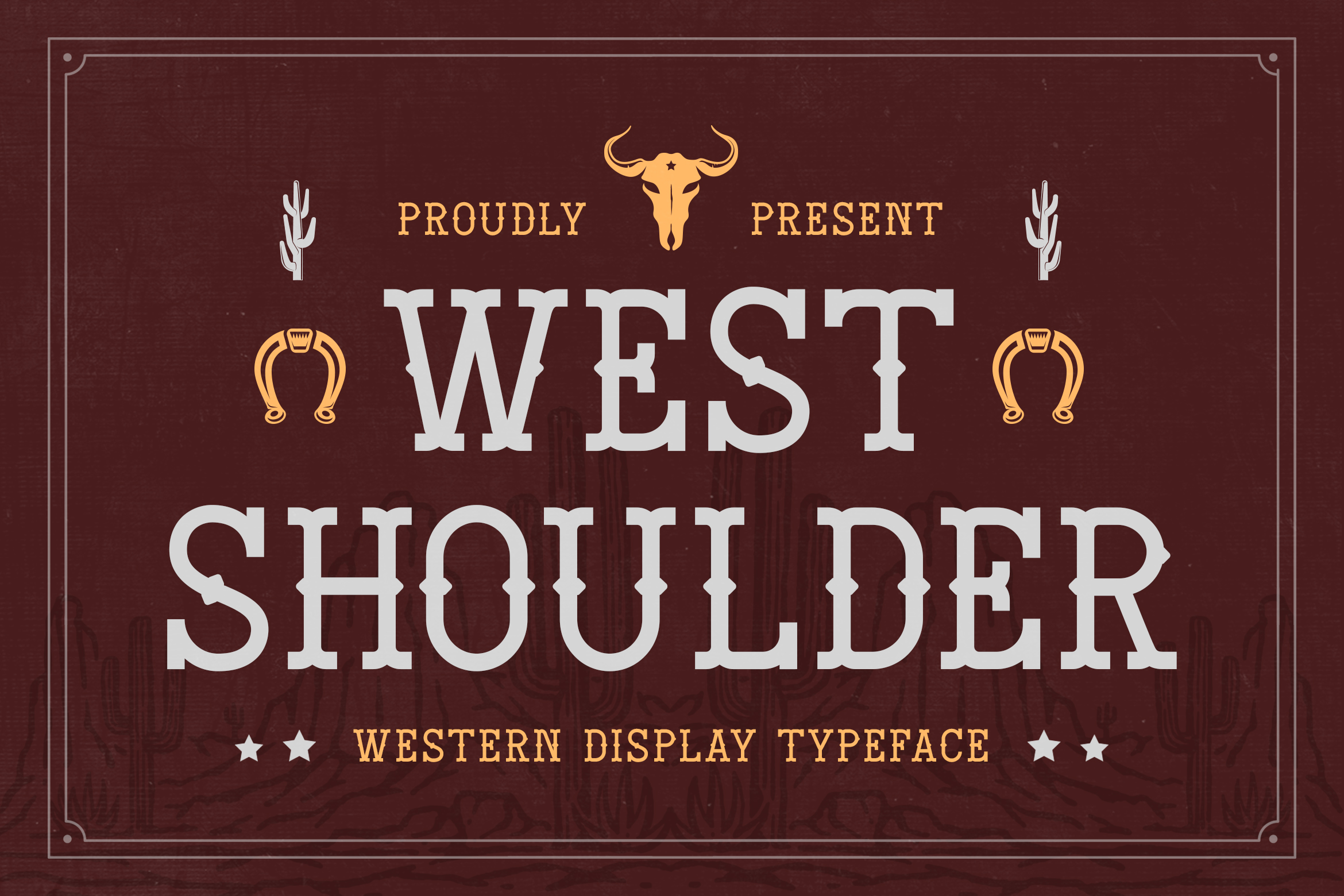 West Shoulder - Western Display Typeface | Typefactory.co