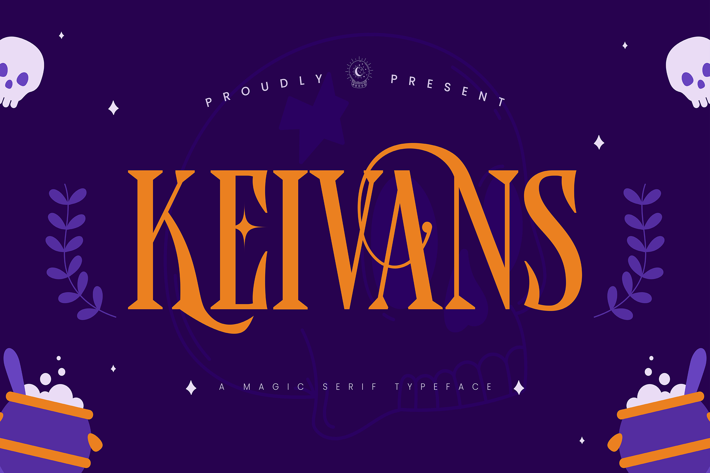 Keivans - Magic Serif Typeface | Typefactory.co