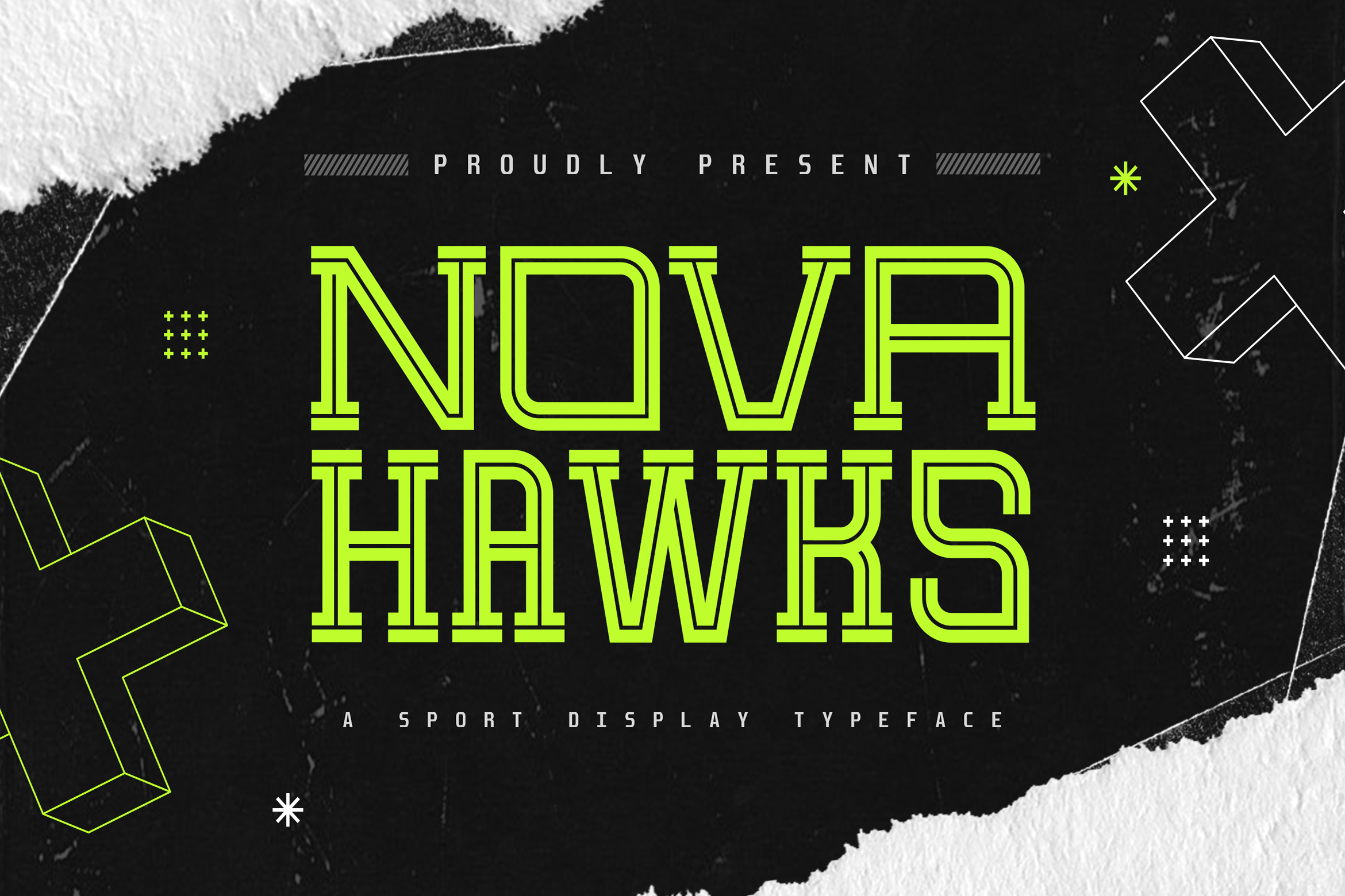 Nova Hawks - Sport Jersey Font | Typefactory.co