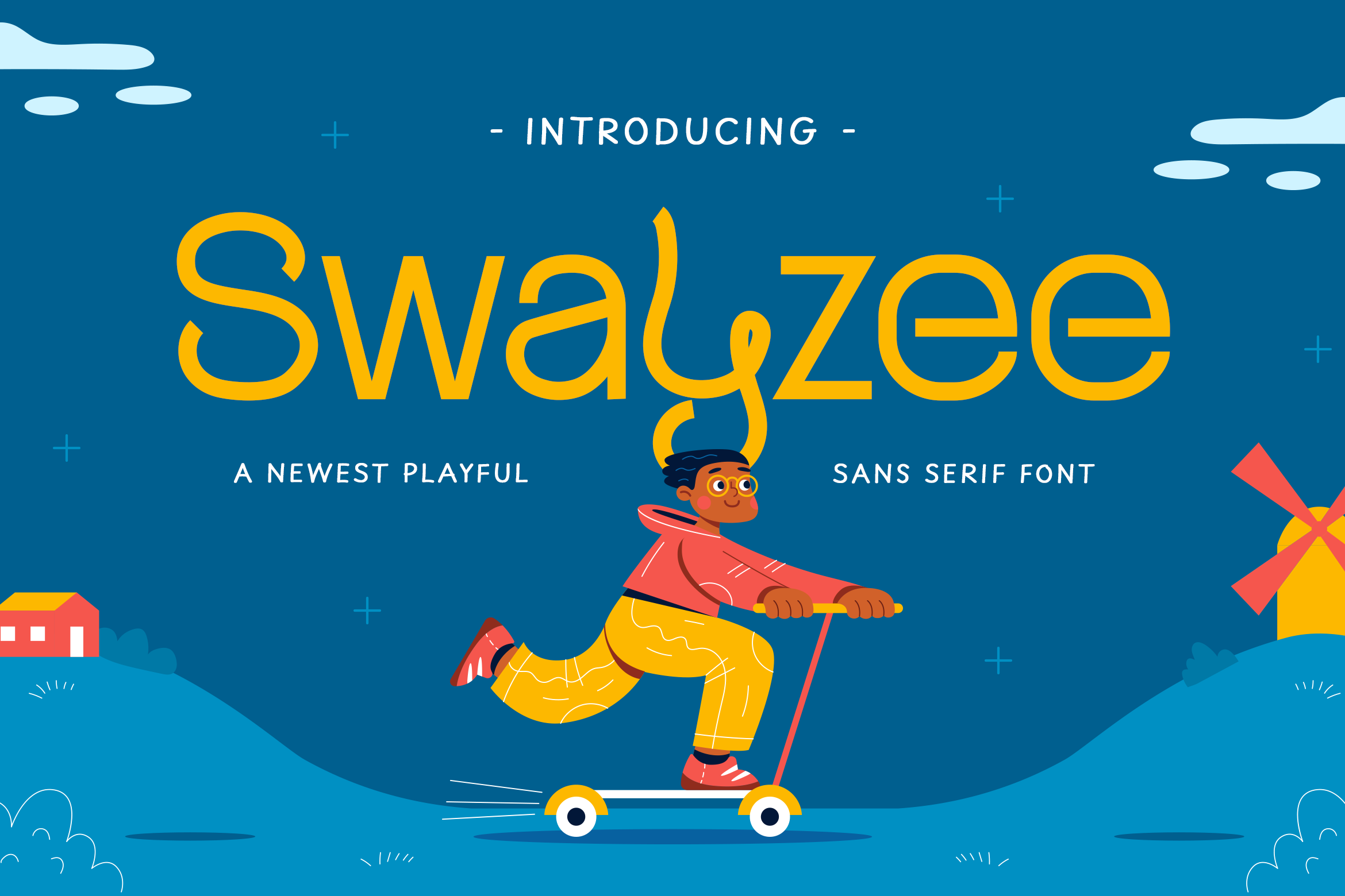Swayzee - Playful Sans Serif Font | Typefactory.co