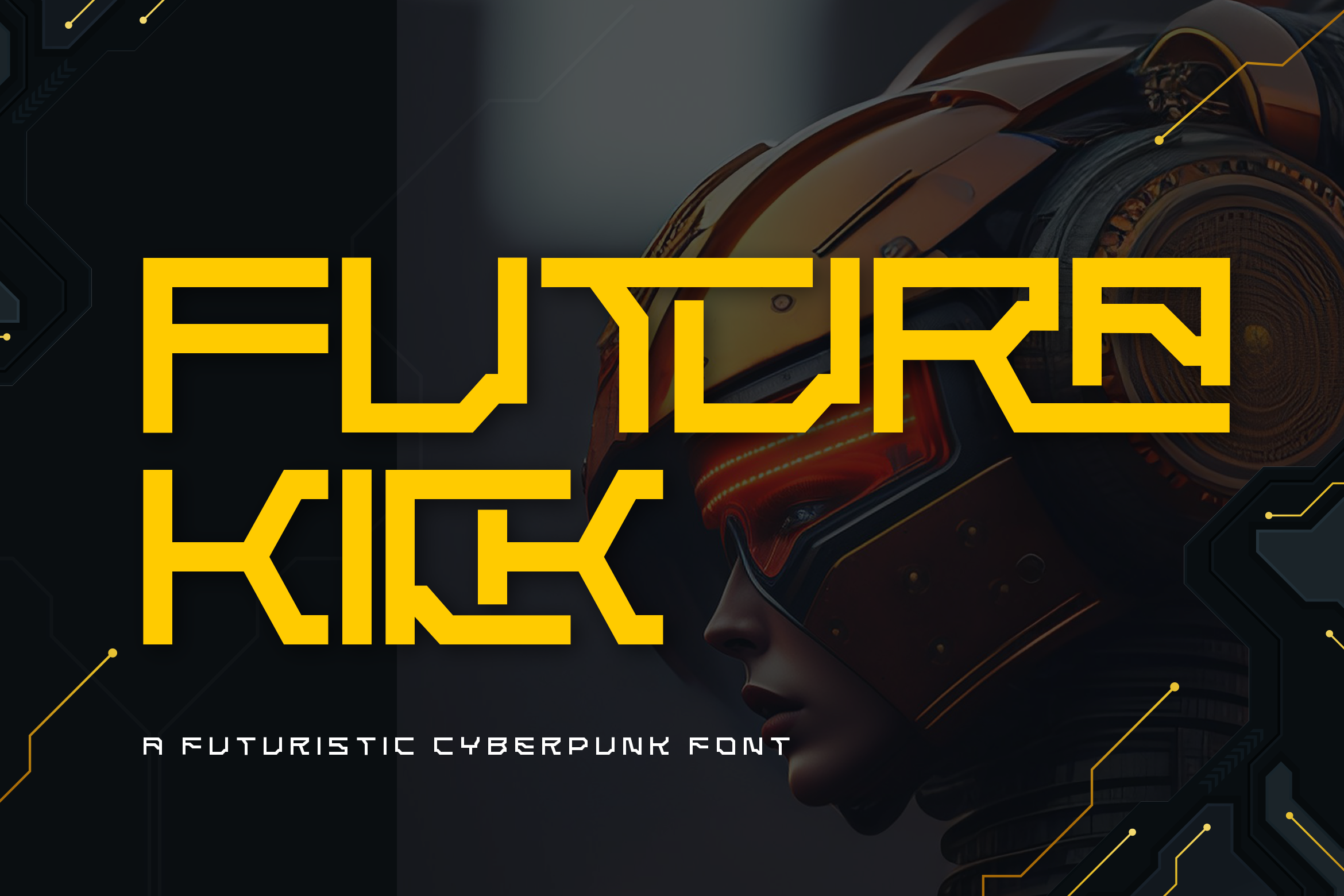Cyberpunk Font - Futurakick | Typefactory.co