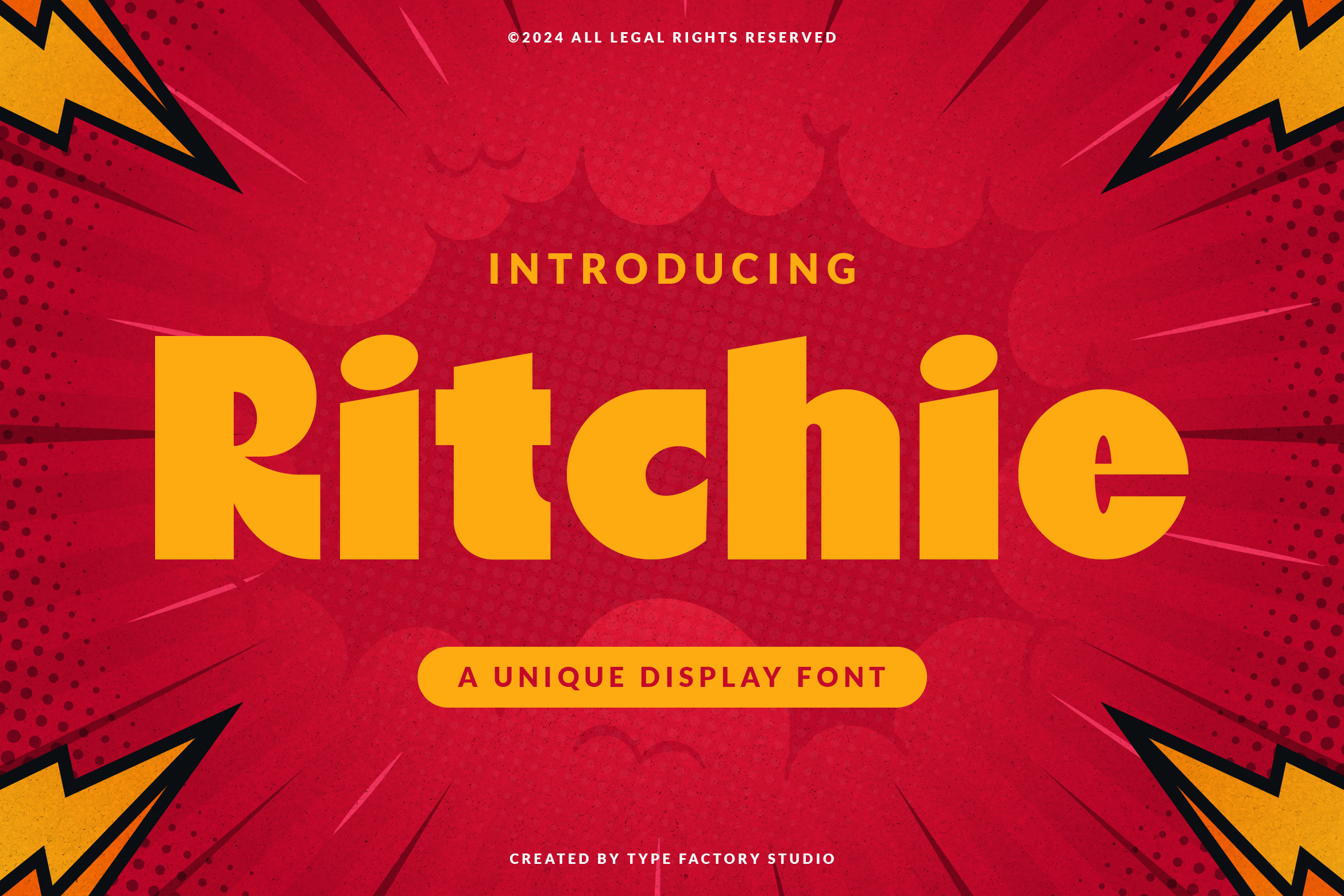 Unique Display Font - Ritchie | Typefactory.co