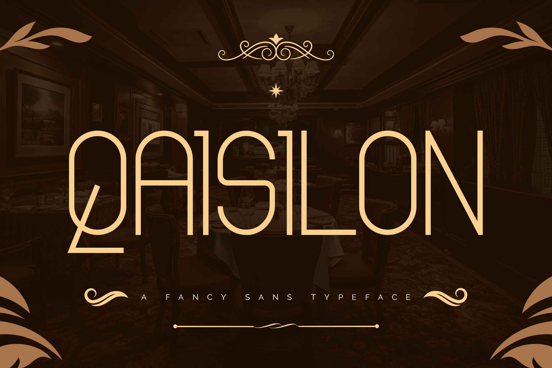 Fancy Typeface - Qaisilon - Qaisilon | Typefactory.co