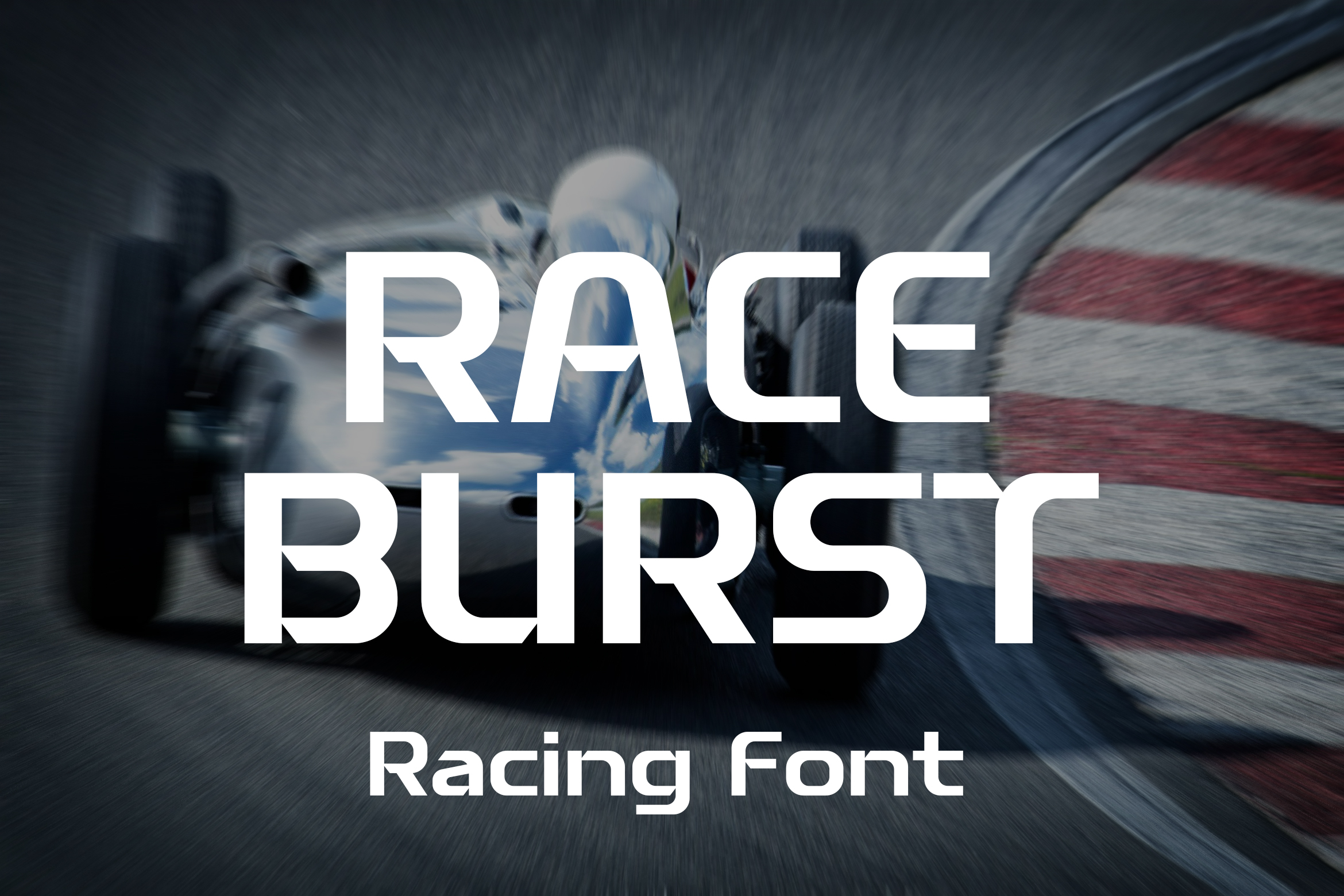 Racing Font - Raceburst | Typefactory.co